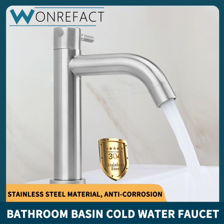 304 Stainless Steel Kitchen Bathroom Faucet Basin Bib Tap | Lazada