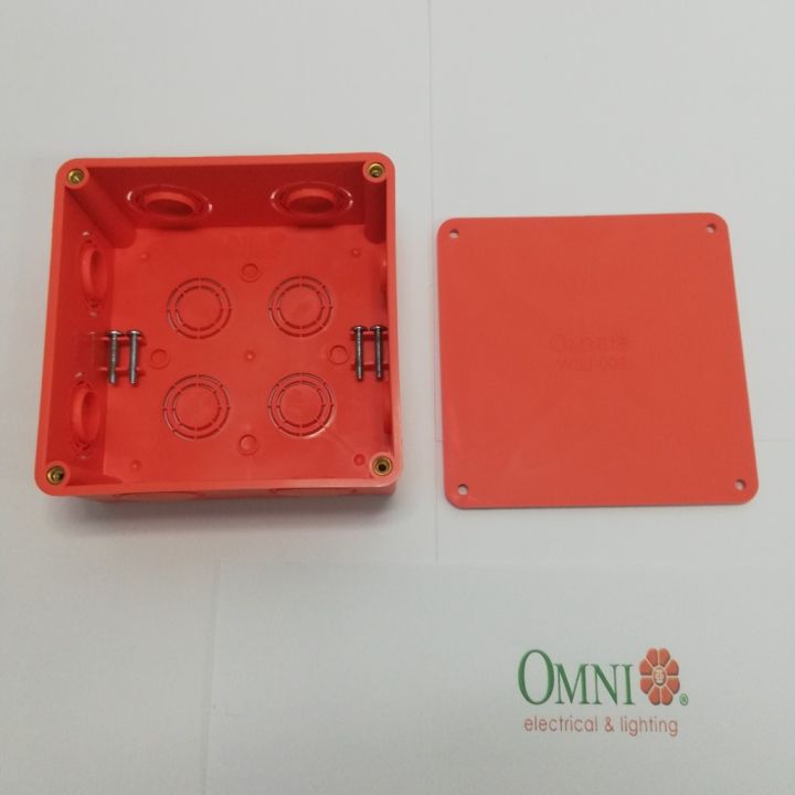 ♘♈ OMNI PVC Junction Pull Box with Cover 4x4 - WSJ 002 | Lazada PH