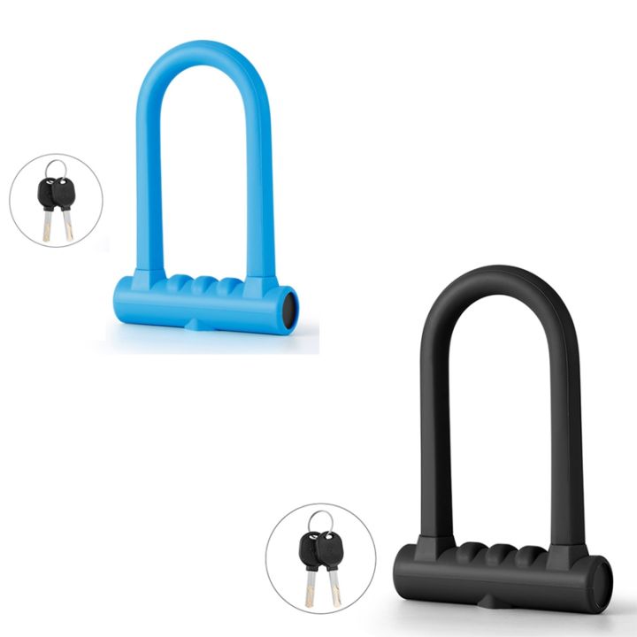 KINGDOM MOTOR-Bike Lock Anti-Theft Mountain Bike Road Bike Silicone U ...