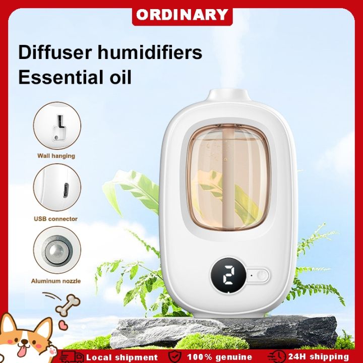 Digital Display Rechargeable Fragrance Machine Automatic Aroma Diffuser ...