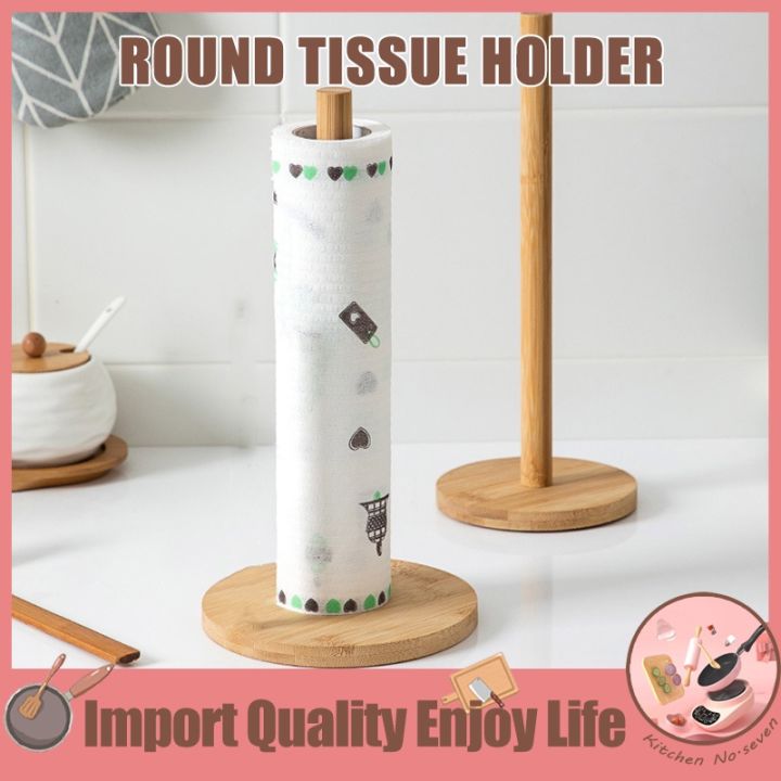 Wooden Paper Towel Holder Tissue Paper Kitchen Tissue Holder Tissue ...