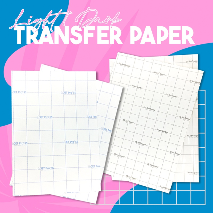 Easyprint US 3G Dark Transfer Paper & US Light Jet Pro Transfer Paper ...