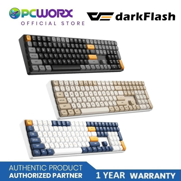 DarkFlash GD108 Mechanical Keyboard Brown Sugar,Starry Blue,Milk & Brown | Lazada PH