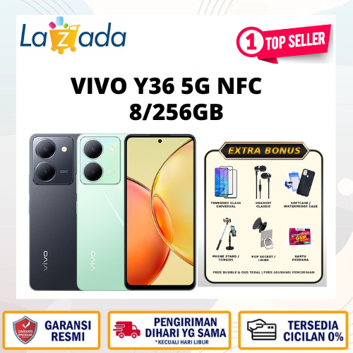 VIVO Y36 5G (8/256) - 44W +5000mAh, NFC Multifunctions garansi | Lazada Indonesia