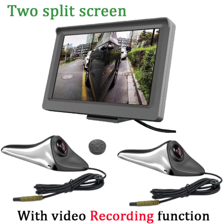 EKLEVA CMS Car Electronic Rearview Mirror Left And Right Blind Spot ...