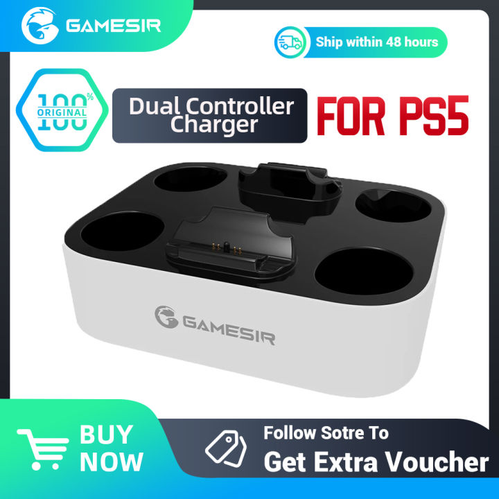 GameSir Dual Controller Charger for PlayStation 5 / PS5 DualSense ...
