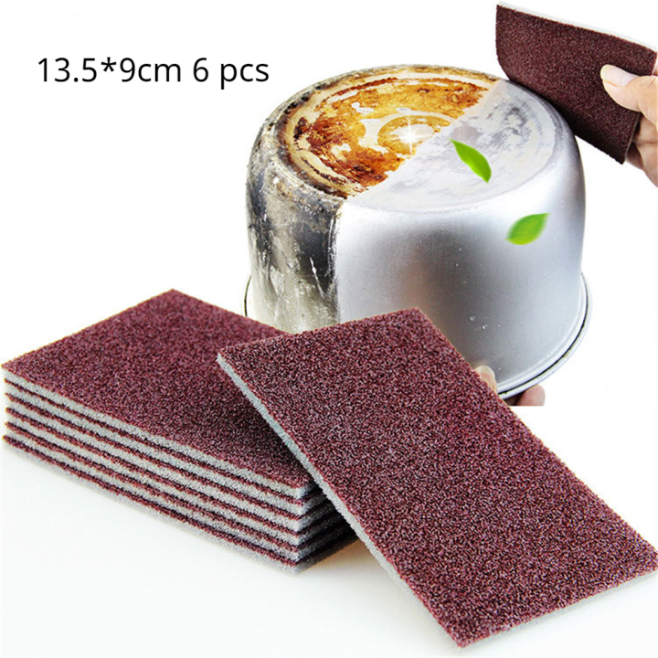 6Pcs Magic Cleaning Sponge Kitchenware Cleaning Dishwashing Cloth ...