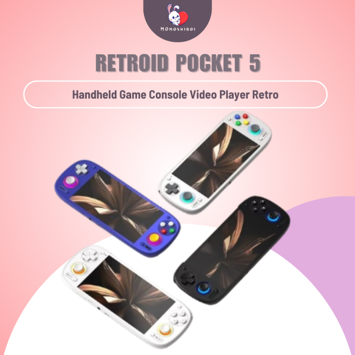 Retroid Pocket 5 Portable Handheld Video Game Console Retro PS2 PSP ...