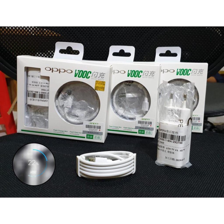 CHARGER TC OPPO R9 4A 1USB SUPORT VOOC FAST CHARGING USB MICRO/TIPE C ...