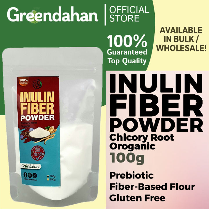 Greendahan Chicory Root Inulin Fiber 100g | 250g - Keto Friendly ...