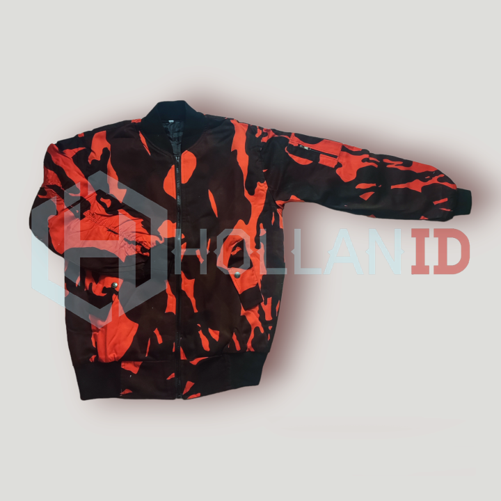 JAKET BOMBER ORMAS LORENG OREN PEMUDA PANCASILA PP / ARMY CAMO TACTICAL ...