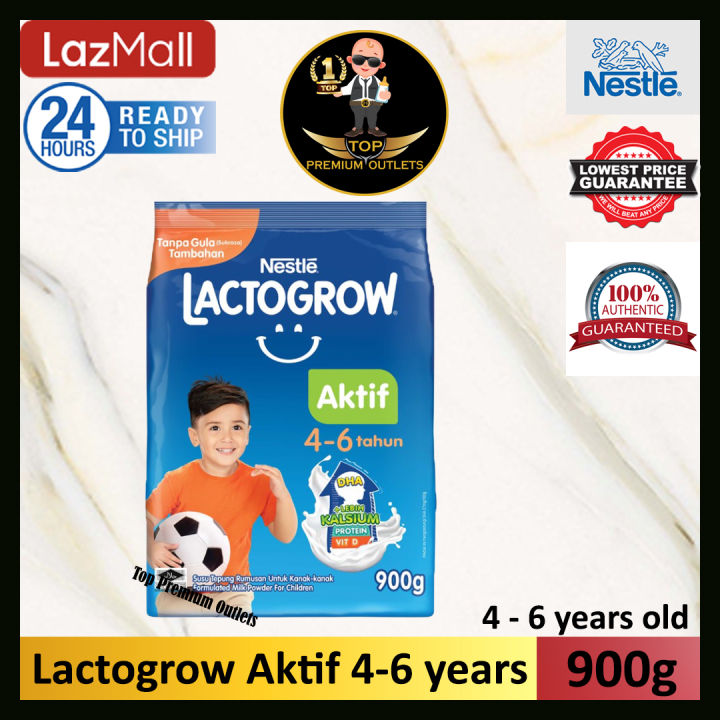 Nestle Lactogrow Aktif 4-6 Years (900g) Exp: 07/2023 (Lactokid) | Lazada