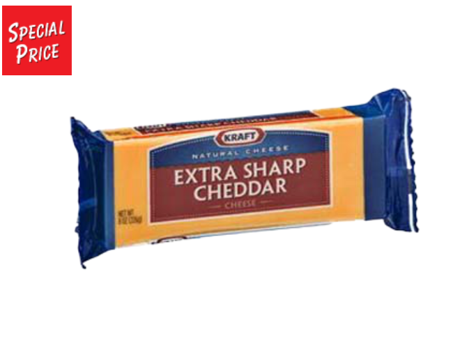 New arrival🎀🎀Extra Sharp Cheddar Cheese Kraft 227g | Lazada.co.th
