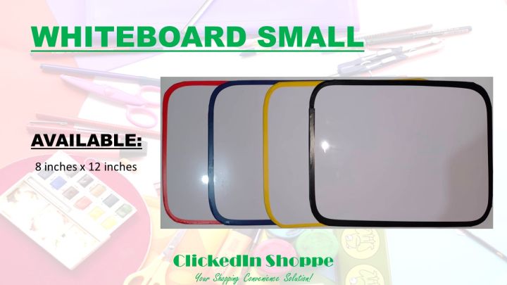Whiteboard Small Size 8 inches x 12 inches School Supplies Stationery ...