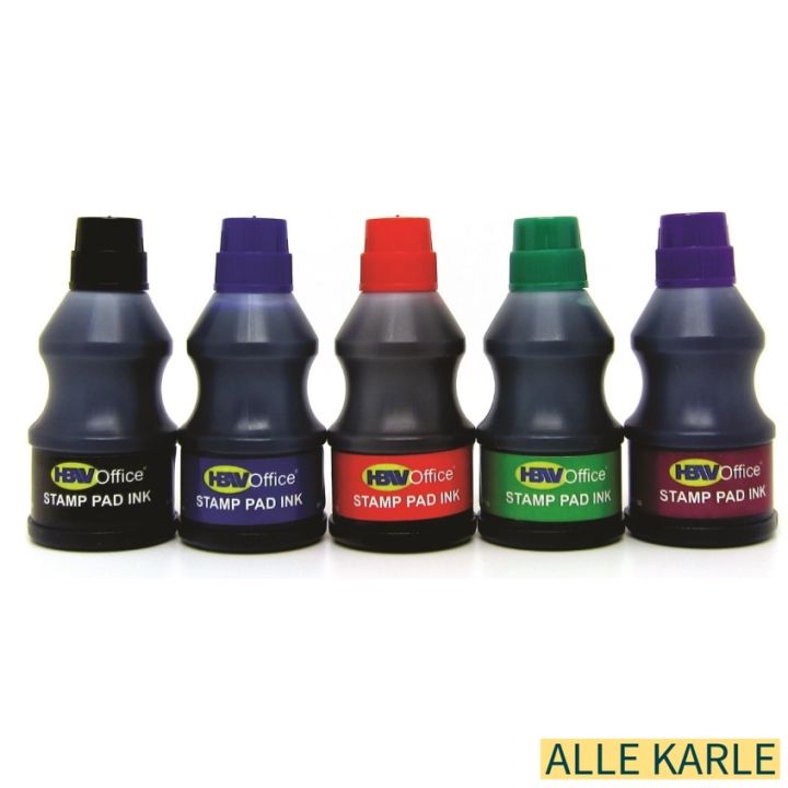 HBW Office Stamp Pad Ink | 30 60 ml | Alle Karle | Lazada PH