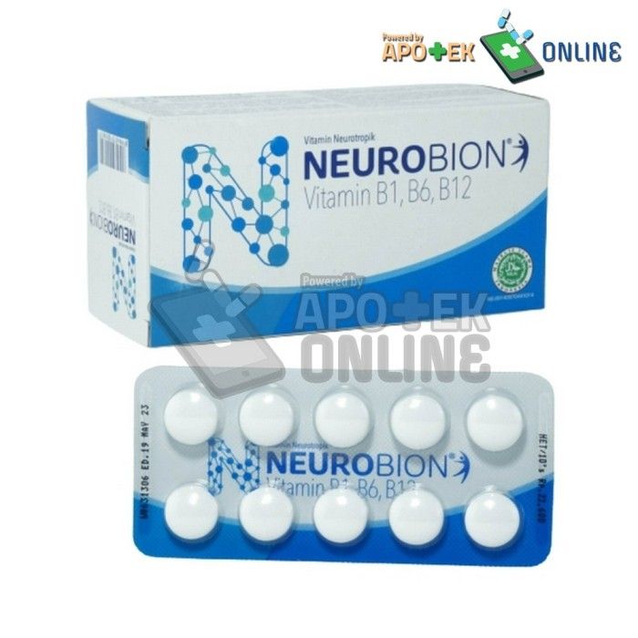 NEUROBION 1 STRIP ISI 10 TABLET (PUTIH) | Lazada Indonesia