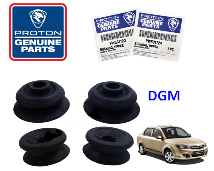 Proton Genuine Rear Absorber Mounting Bush (4pcs) (PW531723 & PW531724 ...
