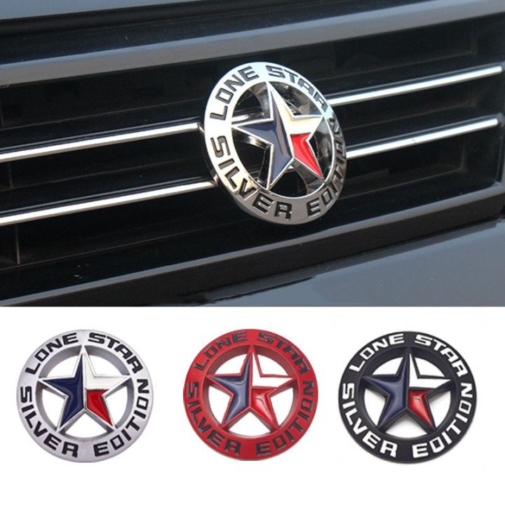 Car Front Grille Badge Trunk Sticker LONE STAR for Jeep Wrangler Tj Jk ...