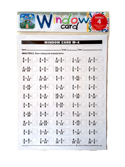 Math Window Card Series 4 | Lazada PH