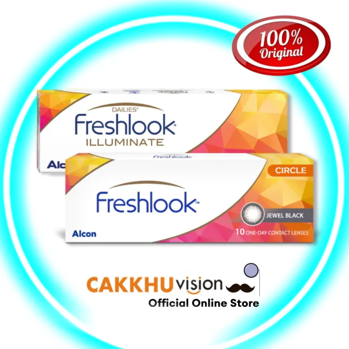 Alcon Freshlook Illuminate daily color contact lenses (10pc/box) | Lazada