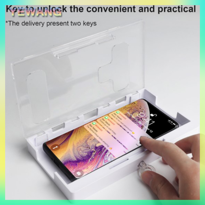 YEWANG Mobile Phone Jail Timer Lock Box Safe Smartphone Storage Box ...