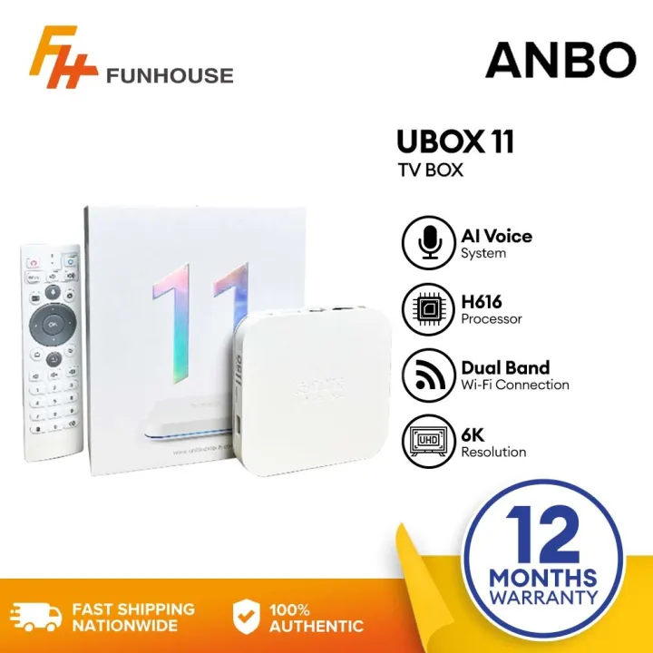 UBOX 12 PRO MAX & UBOX 11 Super TV - AI Voice Assistant Android 10.0 H616 Processor 6K HDR ...