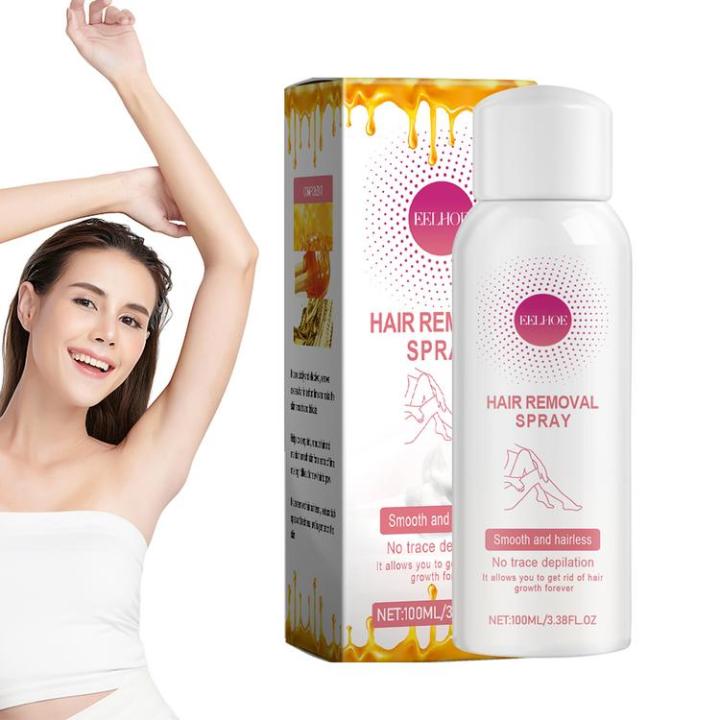 Beeswax Hair Removal Mousse 100ml Non-Irritating Hair Growth Inhibitor ...