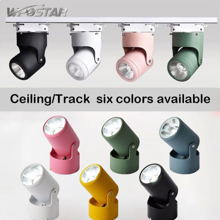 Surface Mounted Spotlight Led Track Light Universal Adjustable COB 7W ...
