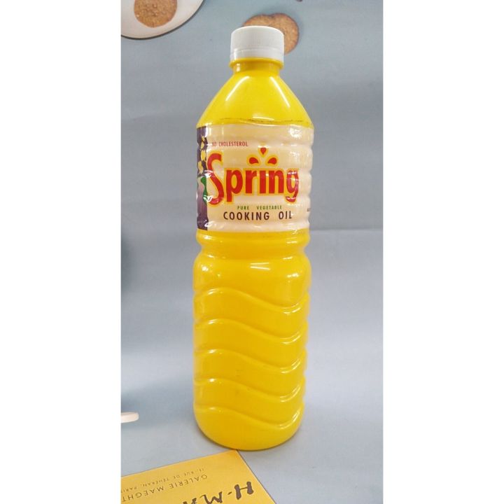 Spring Pure Vegetable Cooking Oil (1L pet bottle) | Lazada PH