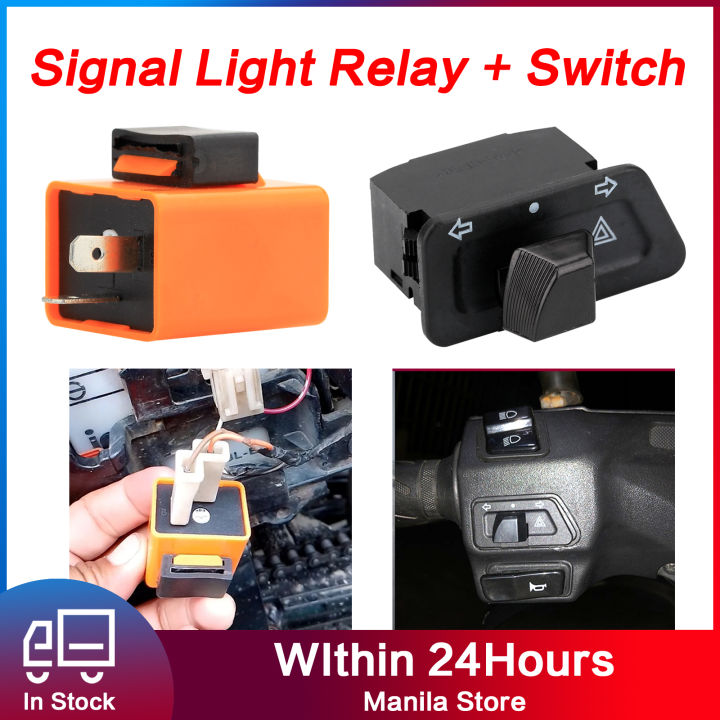Motorcycle LED Flasher Relay and Button Handle Switch (SIGNAL/DOUBLE ... Motorcycle LED Flasher Relay and Button Handle Switch (SIGNAL/DOUBLE ...