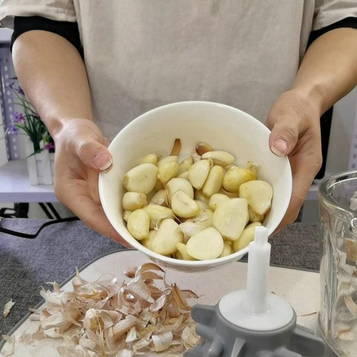 V8Silicone Garlic Roller Quick Peeling Garlic Clove Peeling Machine ...