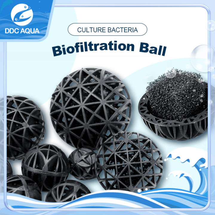 【DDC AQUA】Aquarium Bio Balls Black Biological Filter Media Black ... 【DDC AQUA】Aquarium Bio Balls Black Biological Filter Media Black ...