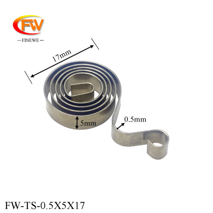 FINEWE Extension Constant Force Clock Coil Springs Steel Flat Spiral ...