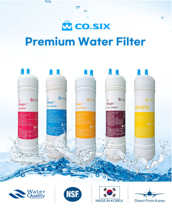 CO.SIX Korea Premium Magic Plus U Type 10 Inch, UF Membrane / Alkaline ...