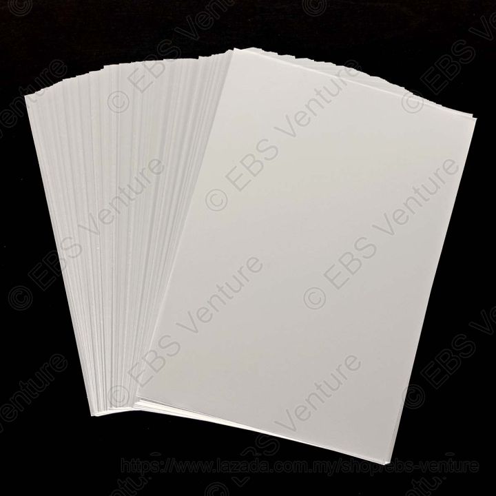 Plain paper , A6 Blank Page Print Note DIY Kertas Kosong 纸 | Lazada