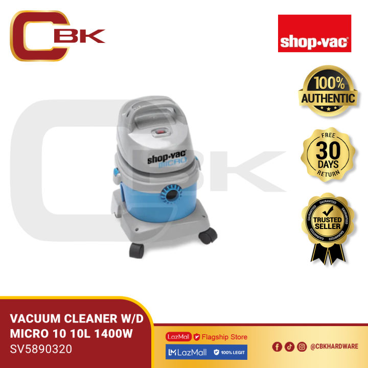 Shopvac 589-0320 Micro 10L Wet and Dry Vacuum Cleaner - Gray/Blue | Lazada PH