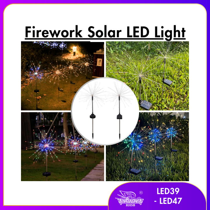 SOLAR FIREWORK / RAMADAN LAMPU / LED LIGHT DECOR LAMP / LAMPU HIASAN ...