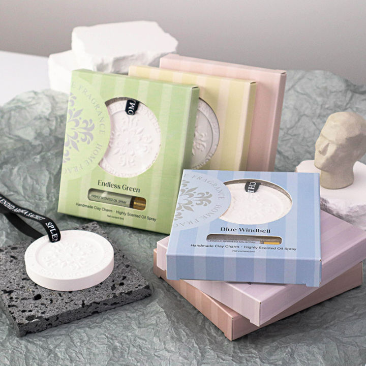 Wardrobe Freshener| Fragrant Ceramic Disc Tablets| Clay Charm Diffuser ...