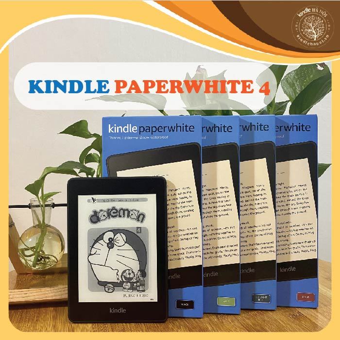 Máy đọc sách Kindle Paperwhite 4 10th Kindle PPW4, Chống nước IPX8, Màn ...