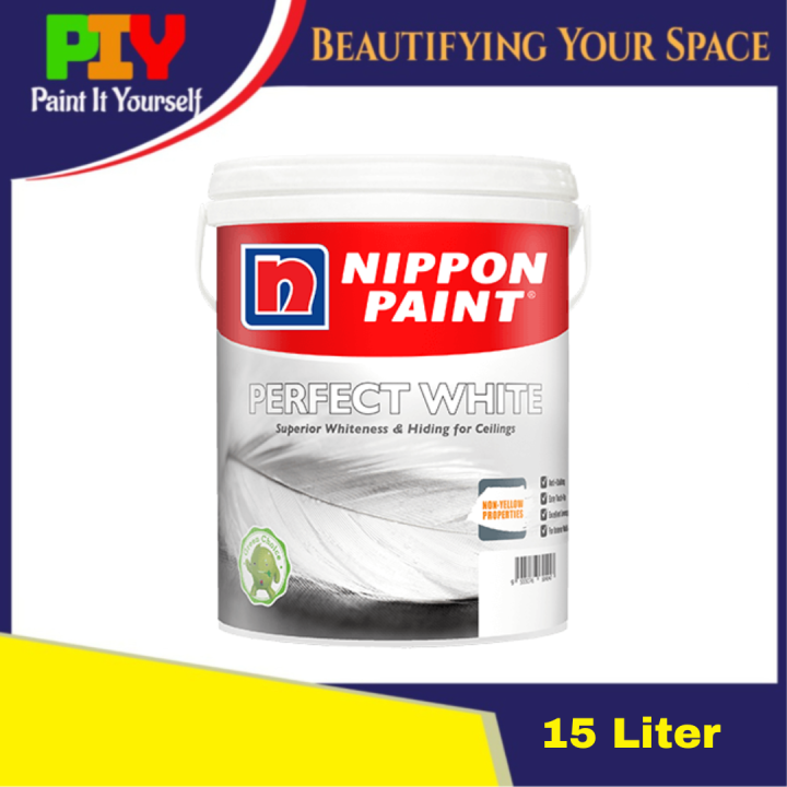 Nippon Paint Perfect White Interior Wall Ceiling Cat Dalam Dinding ...