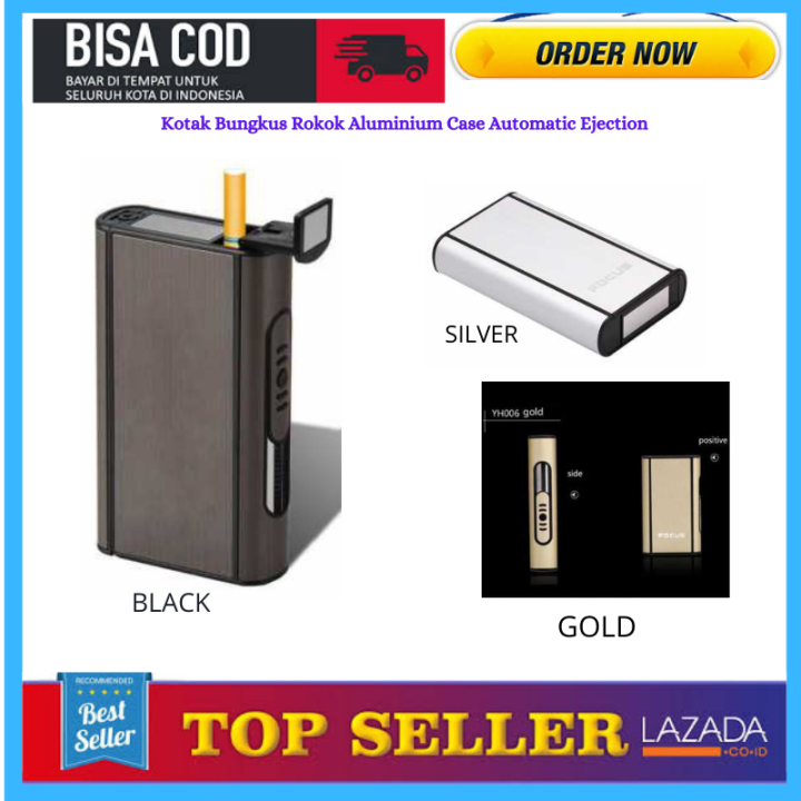 Kotak Bungkus Rokok Aluminium Case Automatic Ejection / Bungkus Rokok ...