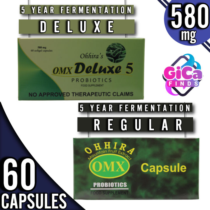 OMX Probiotics OHHIRAS OMX 5 years or 3 years fermentation 60 Softgel ...