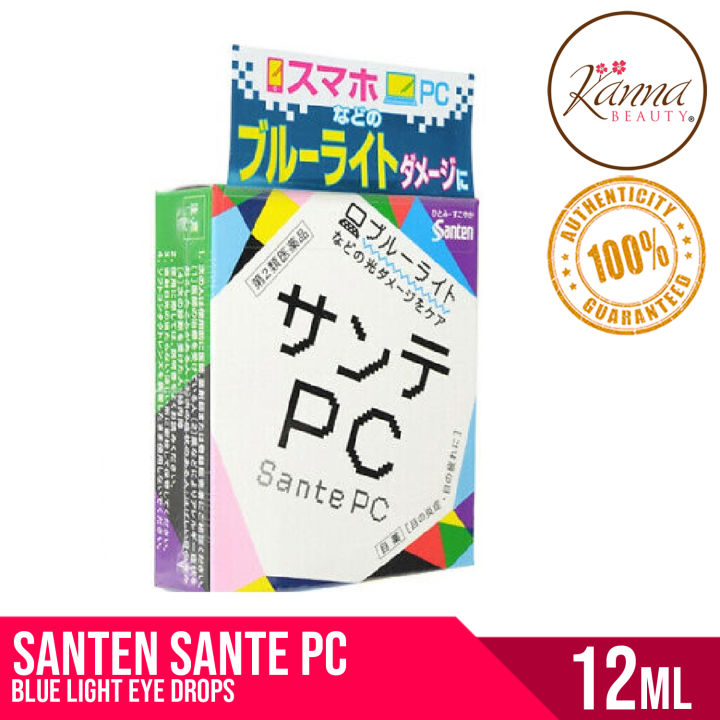 Santen Sante PC Blue Light Eye Drops 12ml( exp dec2023) | Lazada PH