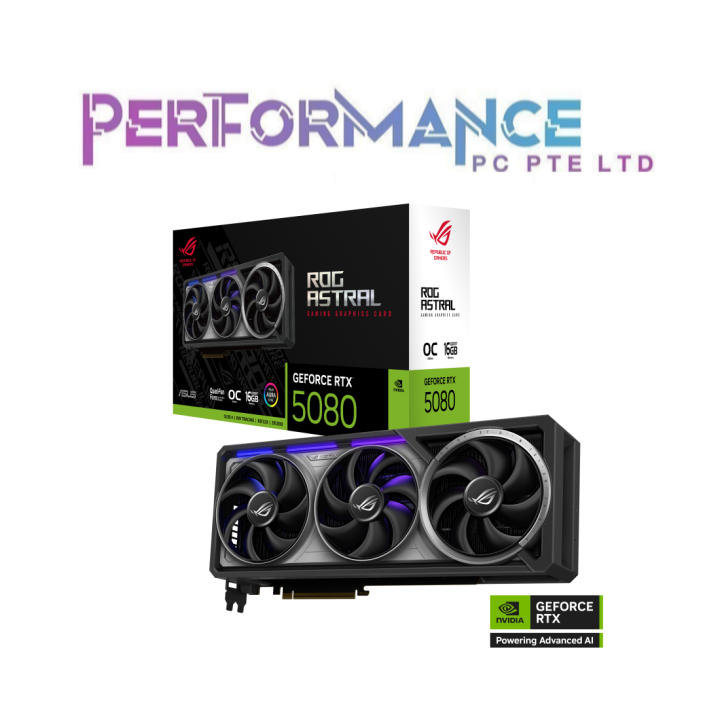 ROG Astral GeForce RTX 5080 16GB GDDR7 OC Edition GRAPHICS CARD (3 ...