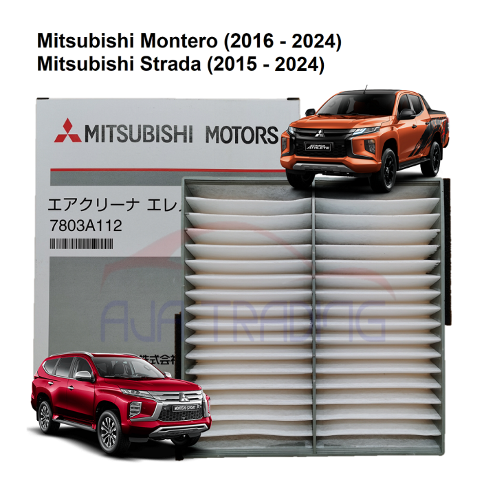 Aircon Cabin Filter for Mitsubishi Montero Gen3 (2016 - 2024) and ...