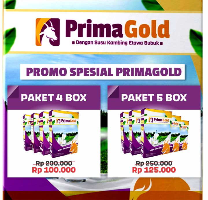 Distributor Utama Prima Gold PAKET 4 & 5 BOX | Lazada Indonesia