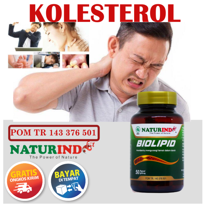 BIOLIPID 50 kapsul Naturindo Obat Herbal Kolesterol - Asam Urat, Obat ...