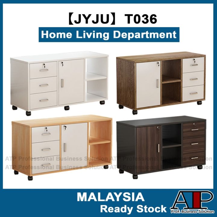 Furniture 🛋️【JYJU】Kabinet Movable Office File & Document Cabinet with ...