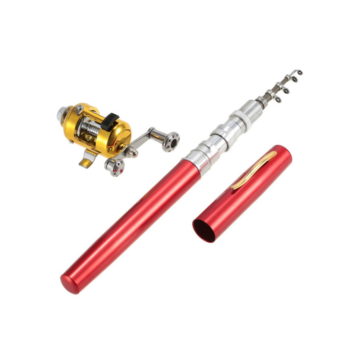 【Barang Tersedia】Joran Kail Alat Pancing Pulpen Mini Fishing Rod Pen ...