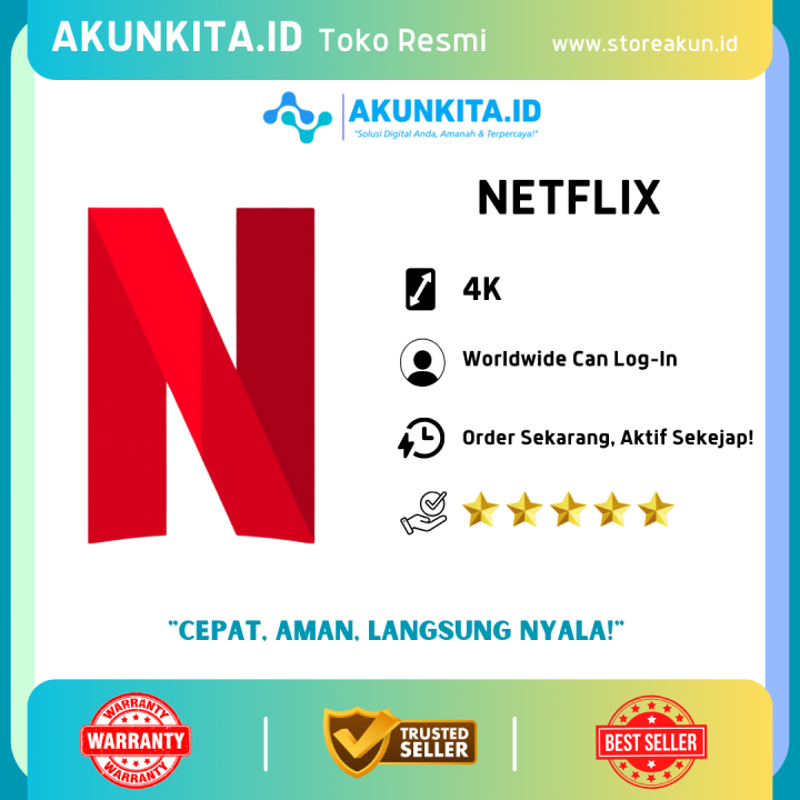 Paket Premium Netflix 1 Bulan - Akses Luas & Gratis | Lazada Indonesia
